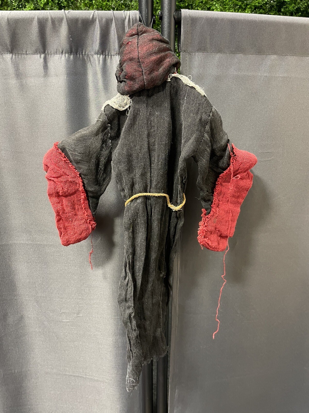 Halloween Red Eyes Hooded Skeleton Creepy Creature BENDABLE | eBay