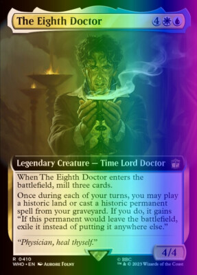 MTG Magic the Gathering The Eighth Doctor (410/1208) Doctor Who NM FOIL ...