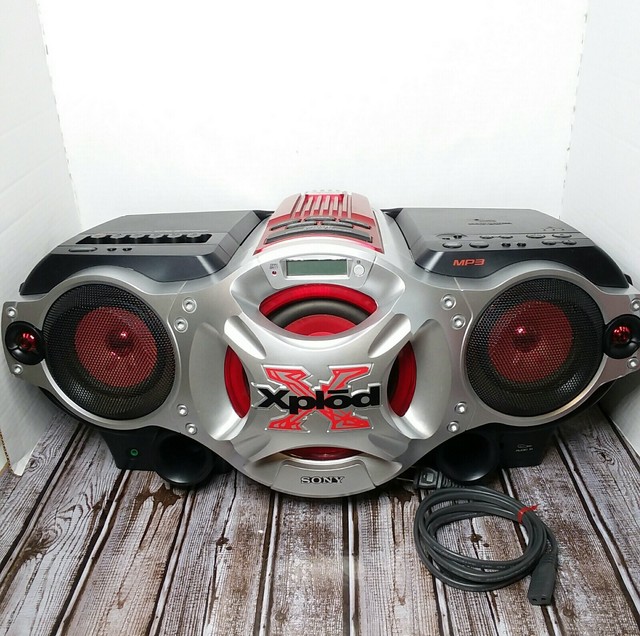 Sony Xplod CFD-G700CP CD/Radio/Cassette Boombox for sale online | eBay