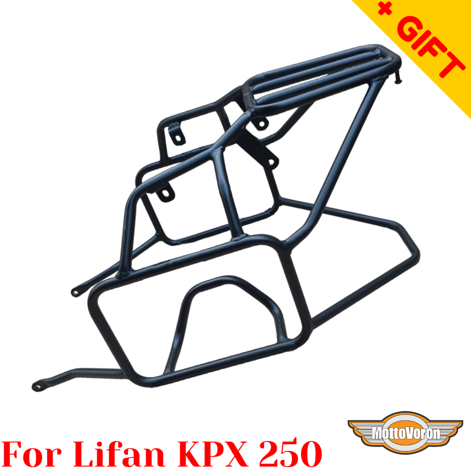 For Lifan KPX 250 Luggage rack system KPX250 Side carriers for soft ...