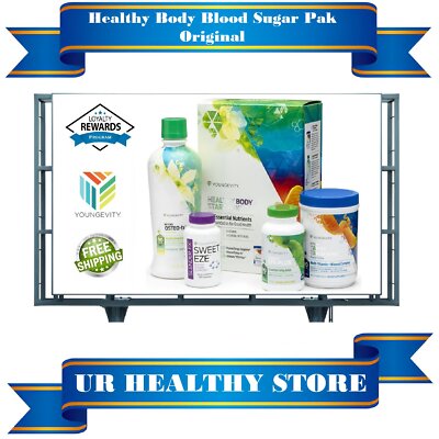 Youngevity Healthy Body Blood Sugar Pak Original - Support Glucose ...