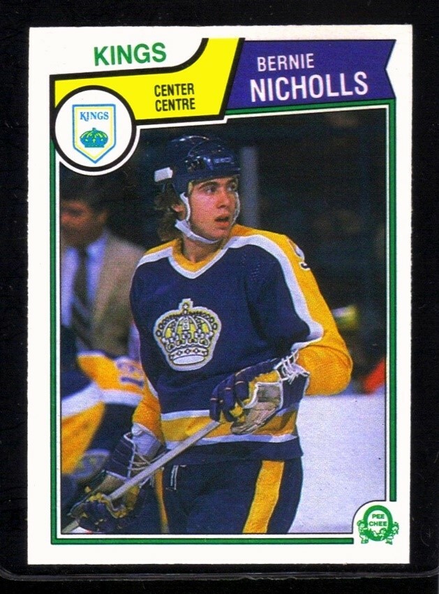 1983-84 O-PEE-CHEE #160 Bernie Nicholls LOS ANGELES KINGS ~ NM/MT | eBay