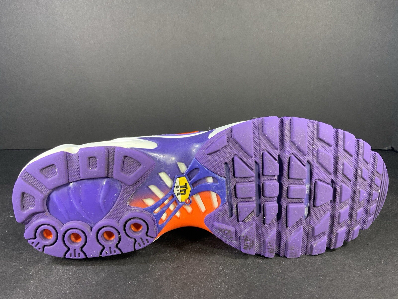 Nike Air Max Plus Tn Color Flip Purple Volt Orange White Men Size 7.5 ...