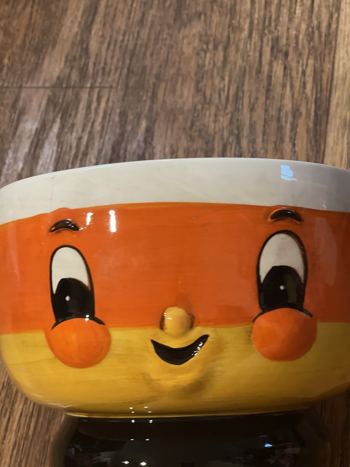 Johanna Parker Large Candy Corn Bowl HTF NEW | eBay