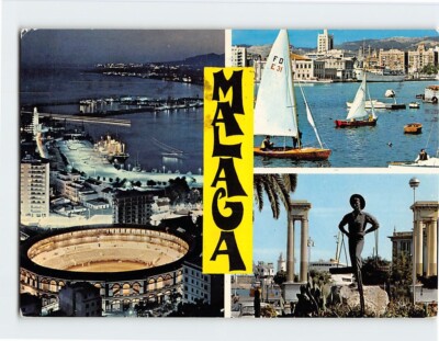 Postcard Málaga Spain | eBay Australia