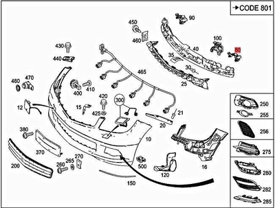Genuine MERCEDES BBDC C204 S204 W204 Bracket 2048852114 | eBay