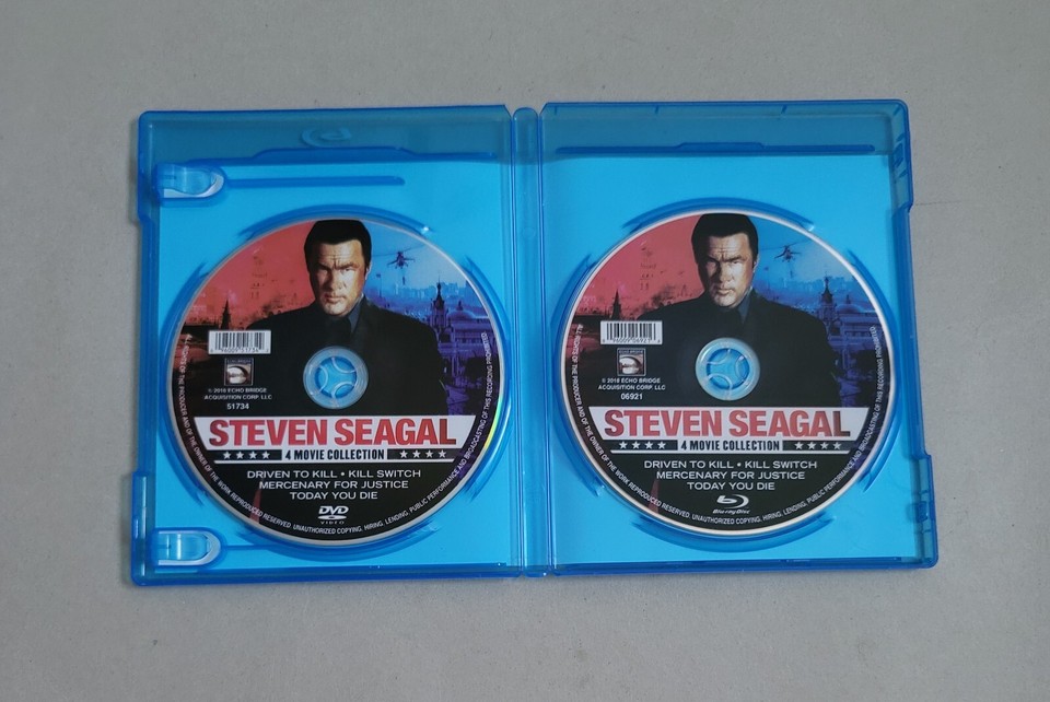 Steven Seagal 4-Movie Collection (Blu ray + DVD 2018) | eBay