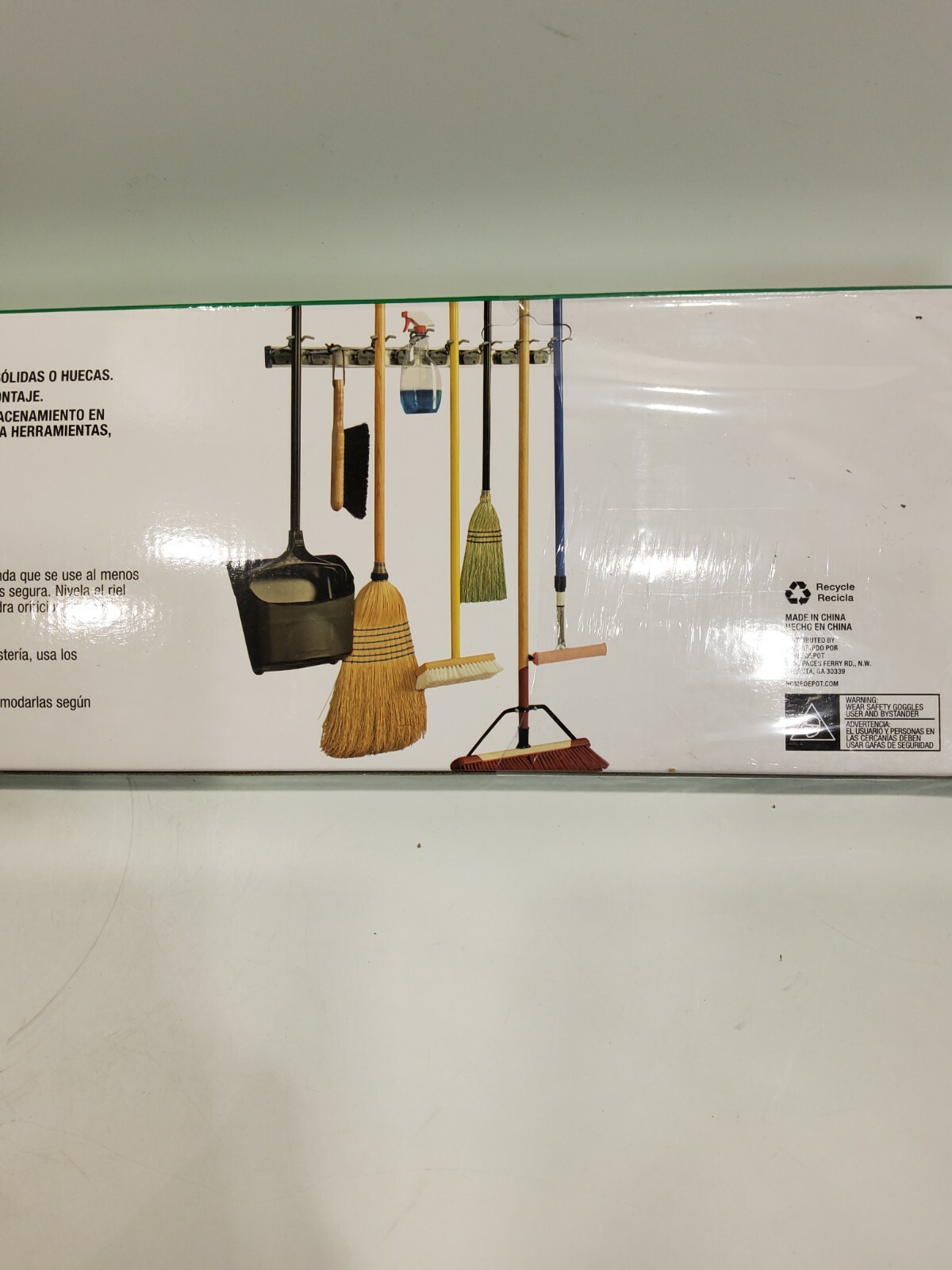 Everbilt 36 in Adjustable Aluminum X-clamp Wall Mount Storage Tool ...