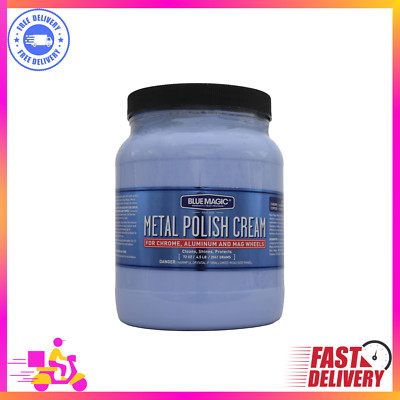 Blue Magic 550 Metal Polish Cream Non-Abrasive Tarnish and Oxidation ...