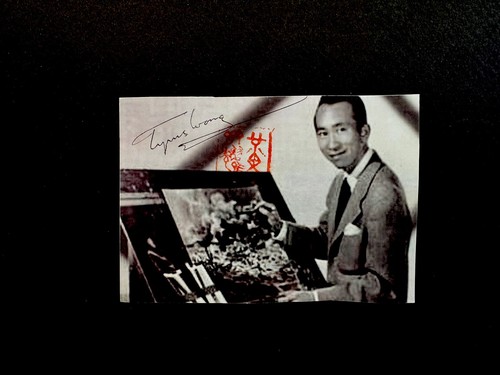 1 Hand Signed Photo Greeting Card By Disney Artist Mr. Tyrus Wong When ...