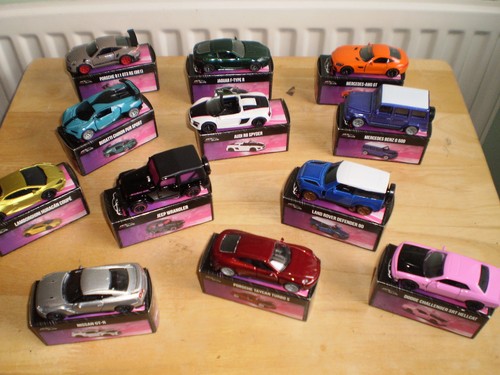 JOB LOT OF X12 JADA 1/64 PINK SLIPS CARS WITH BOXES ALL MINT CONDITION ...