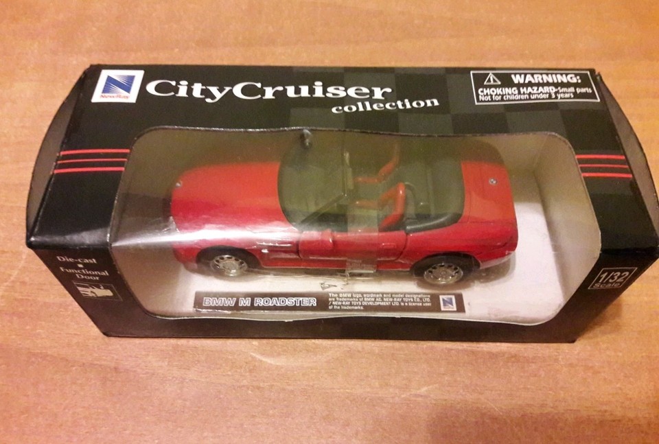 BMW M Roadster Nuova - Die Cast 1/32 - New-Ray City Cruiser Collection ...