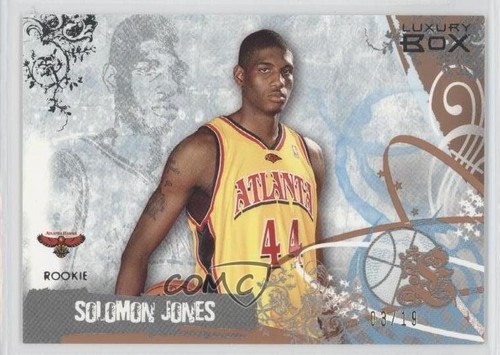 2006-07 Topps Luxury Box Rookie Bronze /19 Solomon Jones #58 Rookie RC ...