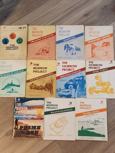 Vtg 1980s The Morrow Project Adventure Modules R001-R010 Plus TM 1-1 ...