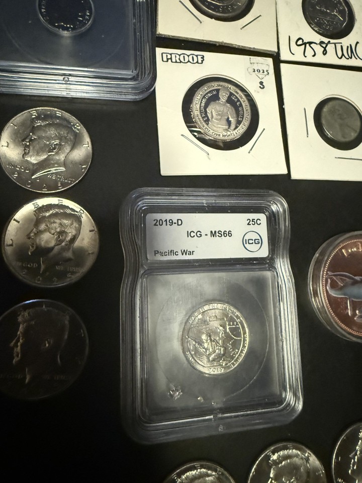 HUGE COLLECTION OF COINS SLABS GOLD BILLS Lots of great coins grandpa’s ...