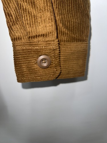 Valor Collective Jacket Mens Medium Brown 100% Cotton Corduroy Long ...