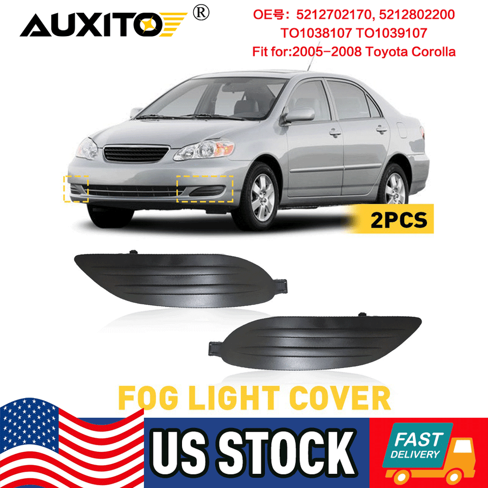 For Toyota Corolla 2005-2008 2x Front Left & Right Side Bumper Fog ...
