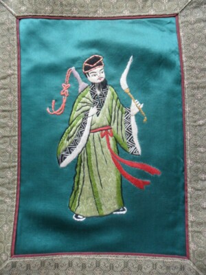 Chinese 100%Hand embroidered Peking Embroidery Art:chinese ancient ...