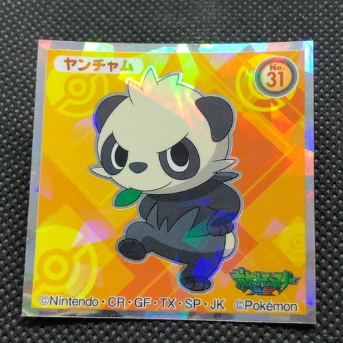 Pancham Pokemon XV Holo No.31 Sticker Seal Japanese Very Rare Japan F ...