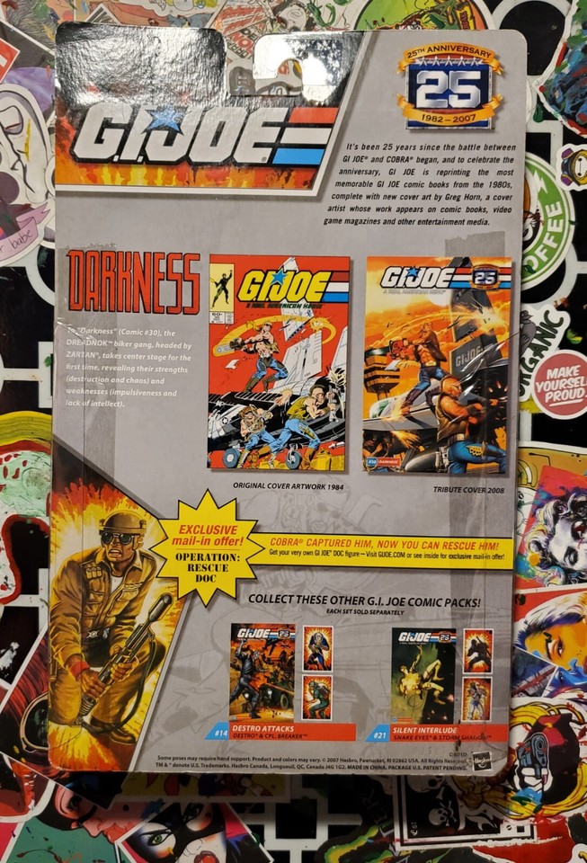 COBRA/GI Joe 25th Anniversary Comic Pack ~ Dreadnok Torch and Dreadnok ...