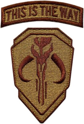 Mythosaur Skull This Way Skull Mercenary Rocker Patch [2PC-"Hook ...