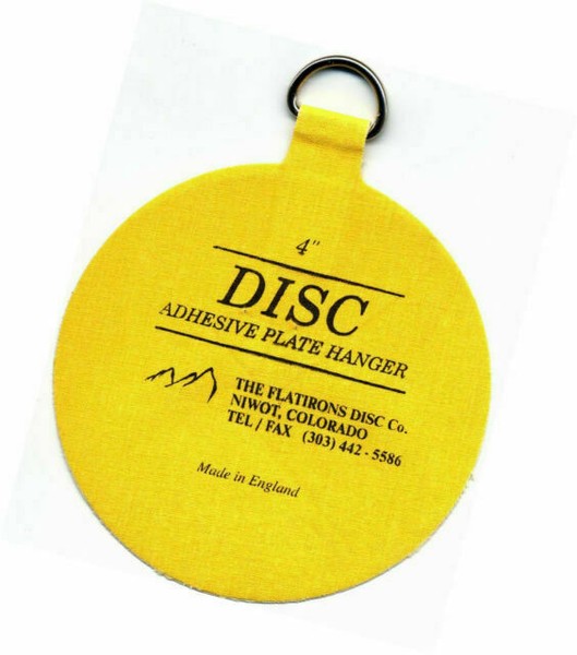 The Flatirons Disc Co Invisible Disc Adhesive Large Plate Hanger Set 4 ...