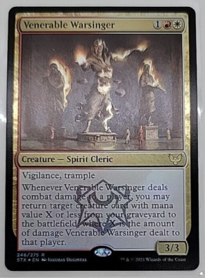 Venerable Warsinger Foil (246/275) Strixhaven: School of Mages STX MTG ...
