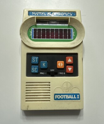 Football Mattel (1977) Retro Handheld Games