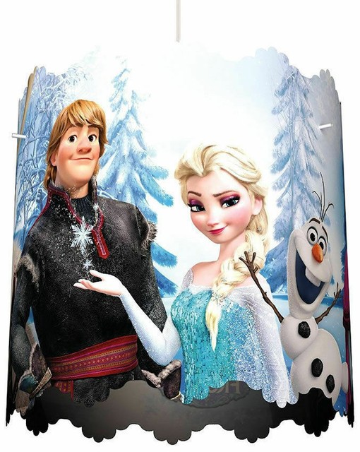 Disney Frozen Elsa Doll Light Lampshade Children's Bedroom Lamp ...