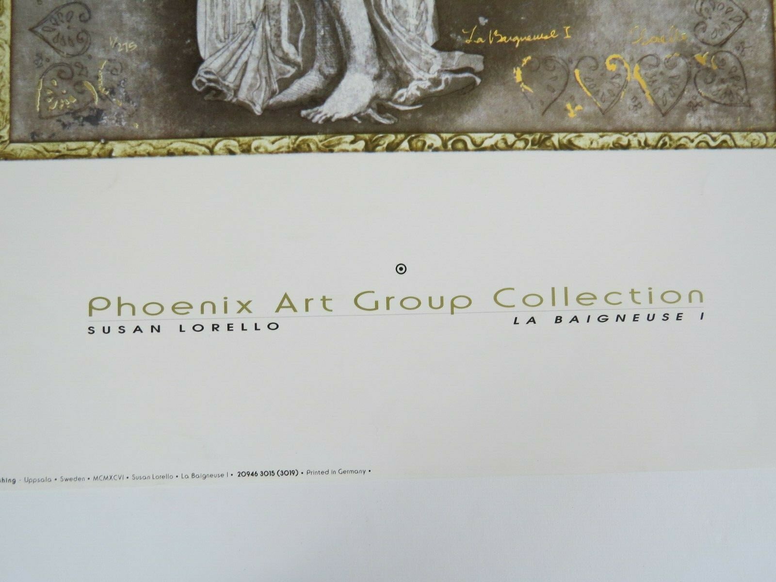 Art print poster lithograph angel Susan Lorello Scandecor Goddess ...