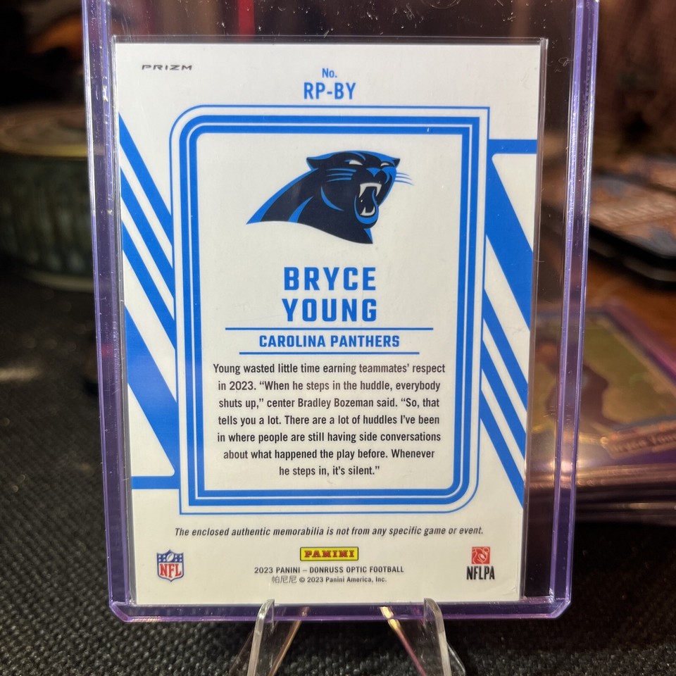 2023 Panini Donruss Optic Bryce Young Rookie Phenom Blue PATCH RC ...