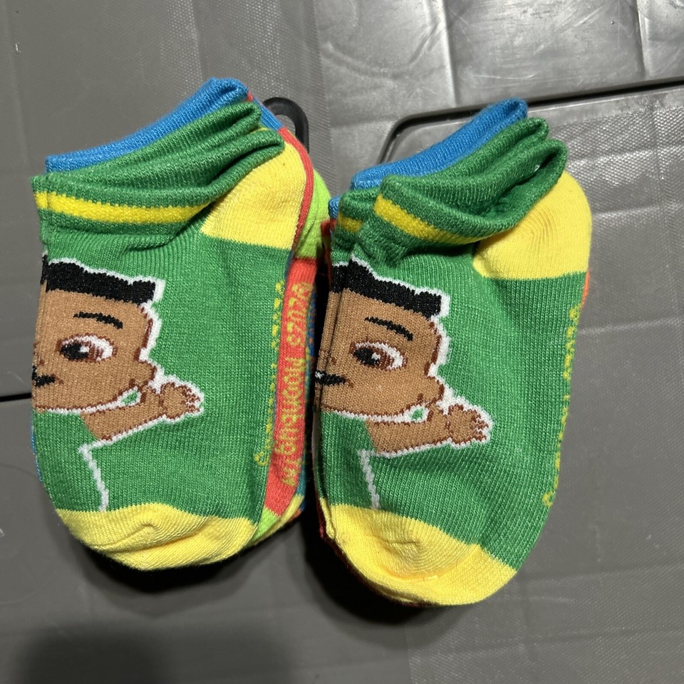 COCOMELON 2-5 pack SOCKS unisex SZ 2-4t 18 MONTHS - NO SHOW 5 PACK ...