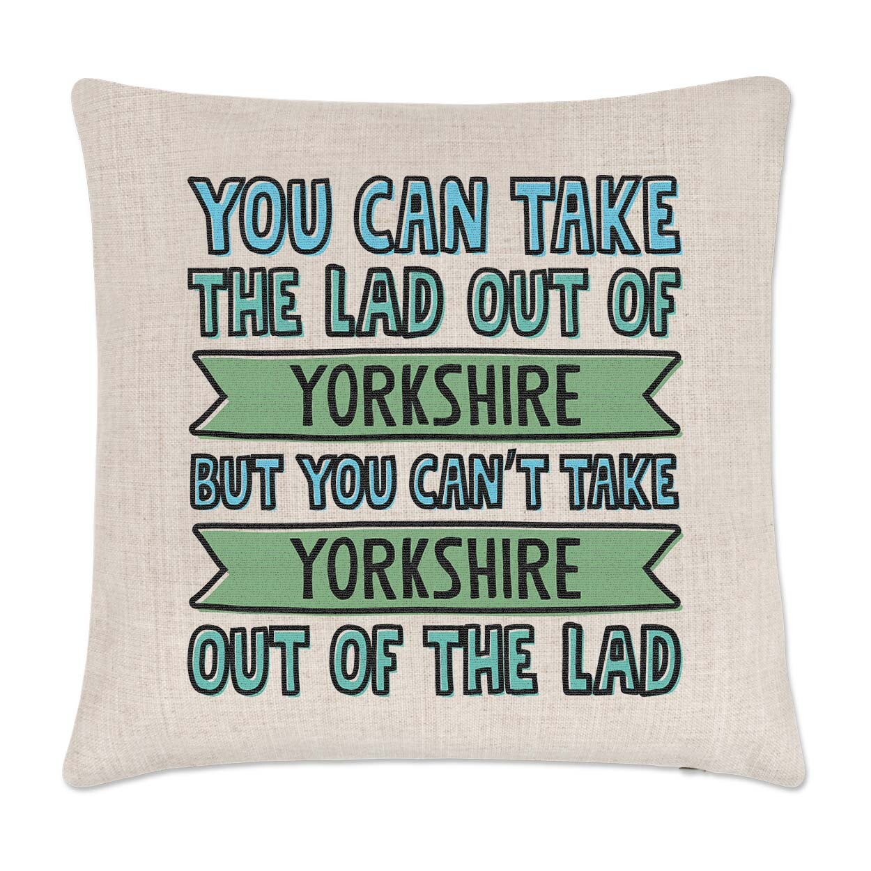 Personalised You Can Take The Lad Out Of Cushion Cover Pillow Funny ...