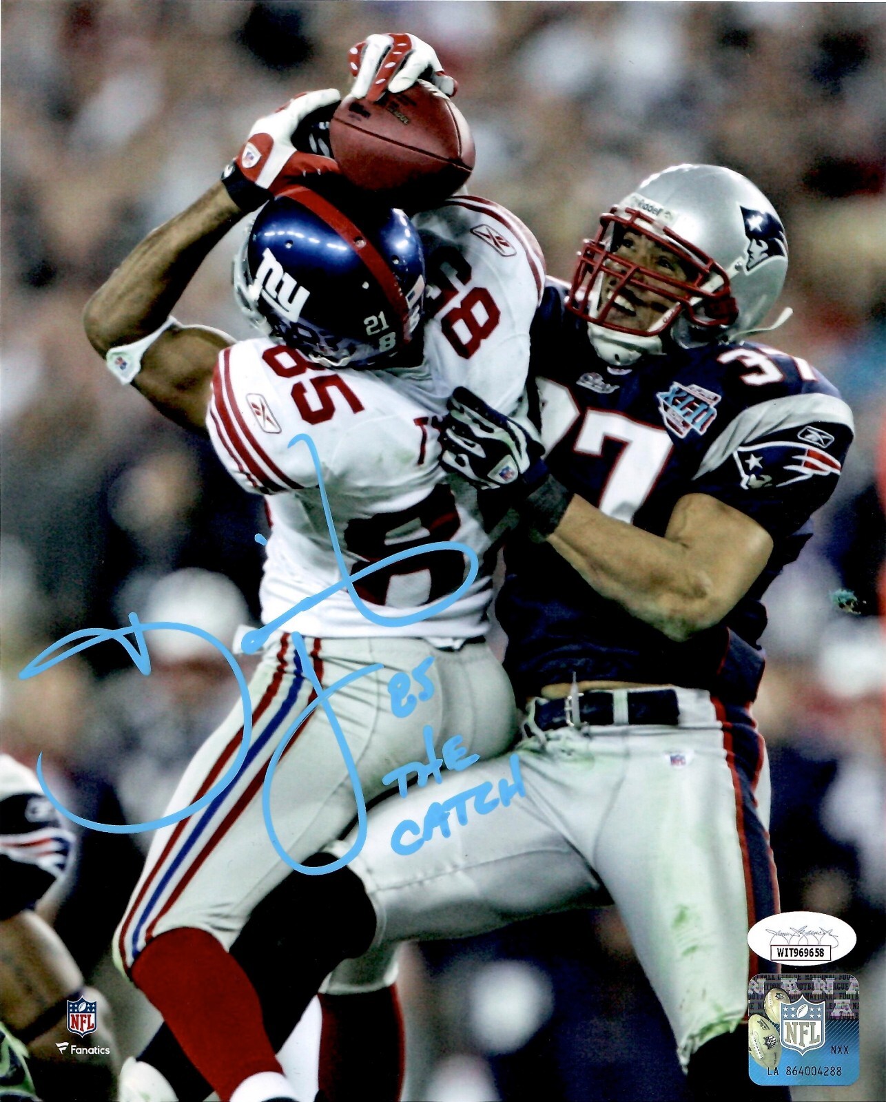David Tyree Autographed Memorabilia | Signed Photo, Jersey ...