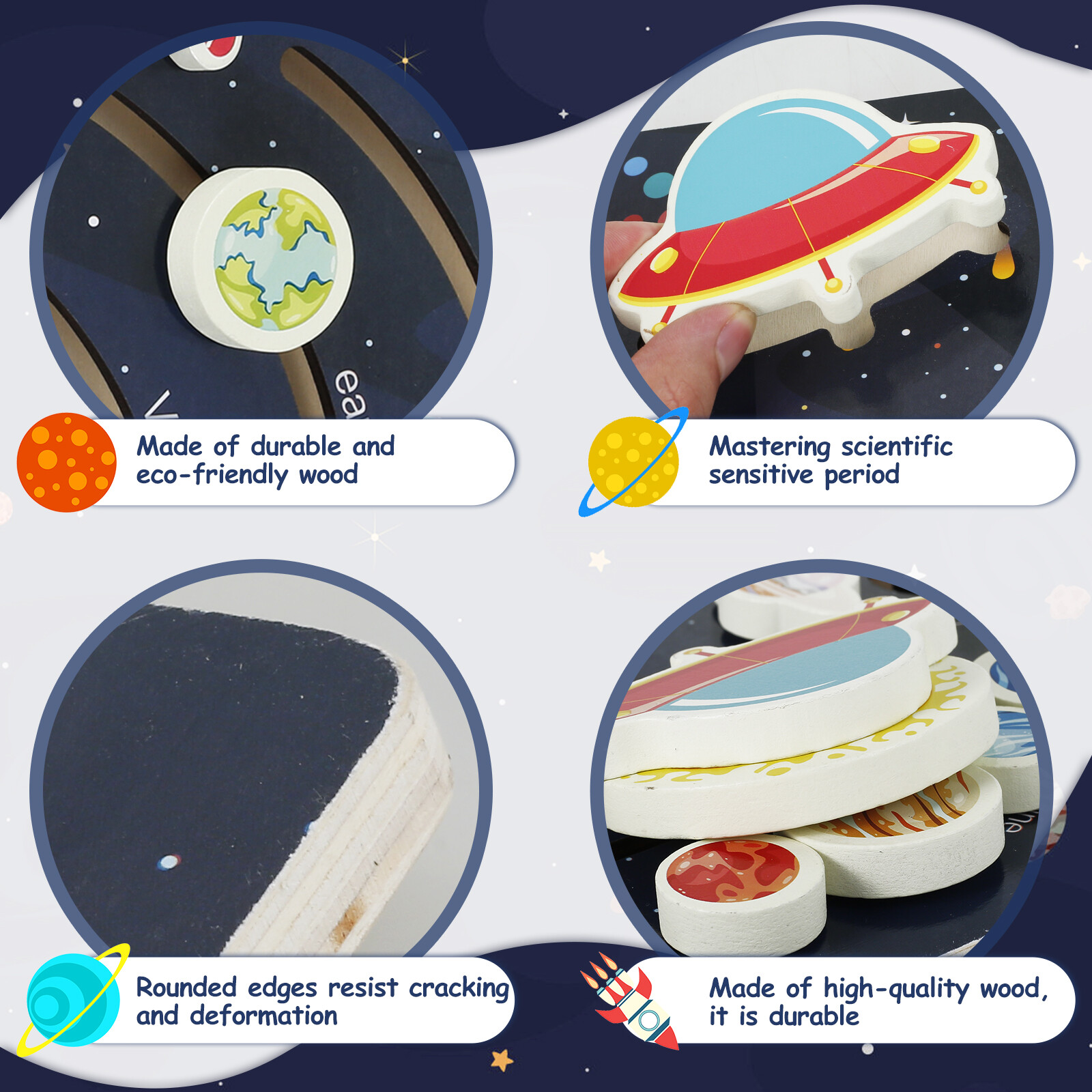 Solar System Model Board with 9 Planets Spaceship Rocket Module Early🏍️ ...