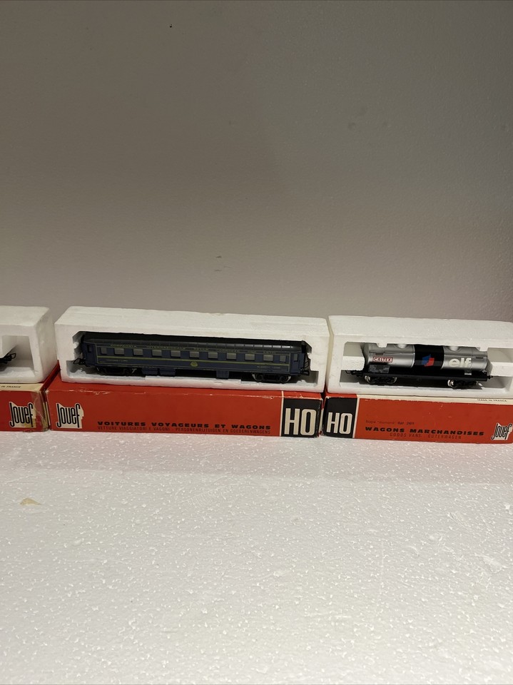 Vintage Jouef HO Scale French 708 Locomotive & Train Lot | eBay