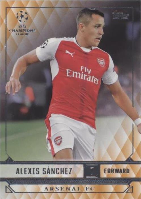 2016-17 Topps UCL Showcase - Alexis Sanchez #3 Orange (RC) for sale ...