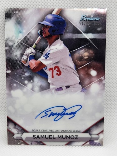2023 Bowman Sterling Samuel Munoz Auto Dodgers Prospect #PA-SM | eBay