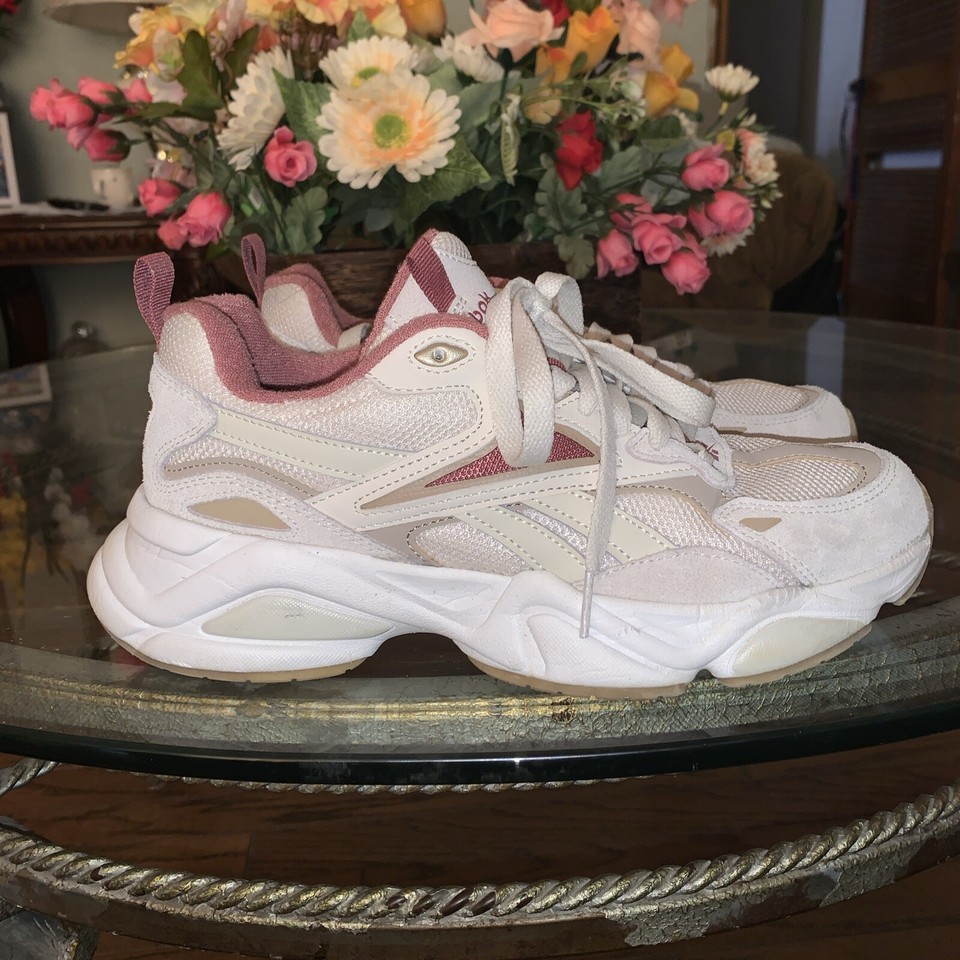 Reebok Royal Charge Women's Athletic Running Shoes Beige/Berry | eBay