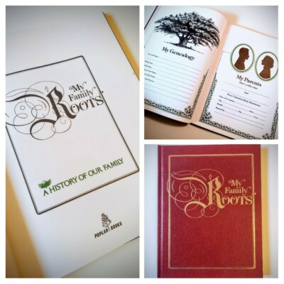 1977 Vintage Poplar Books "My Family Roots" History/Genealogy Memory ...