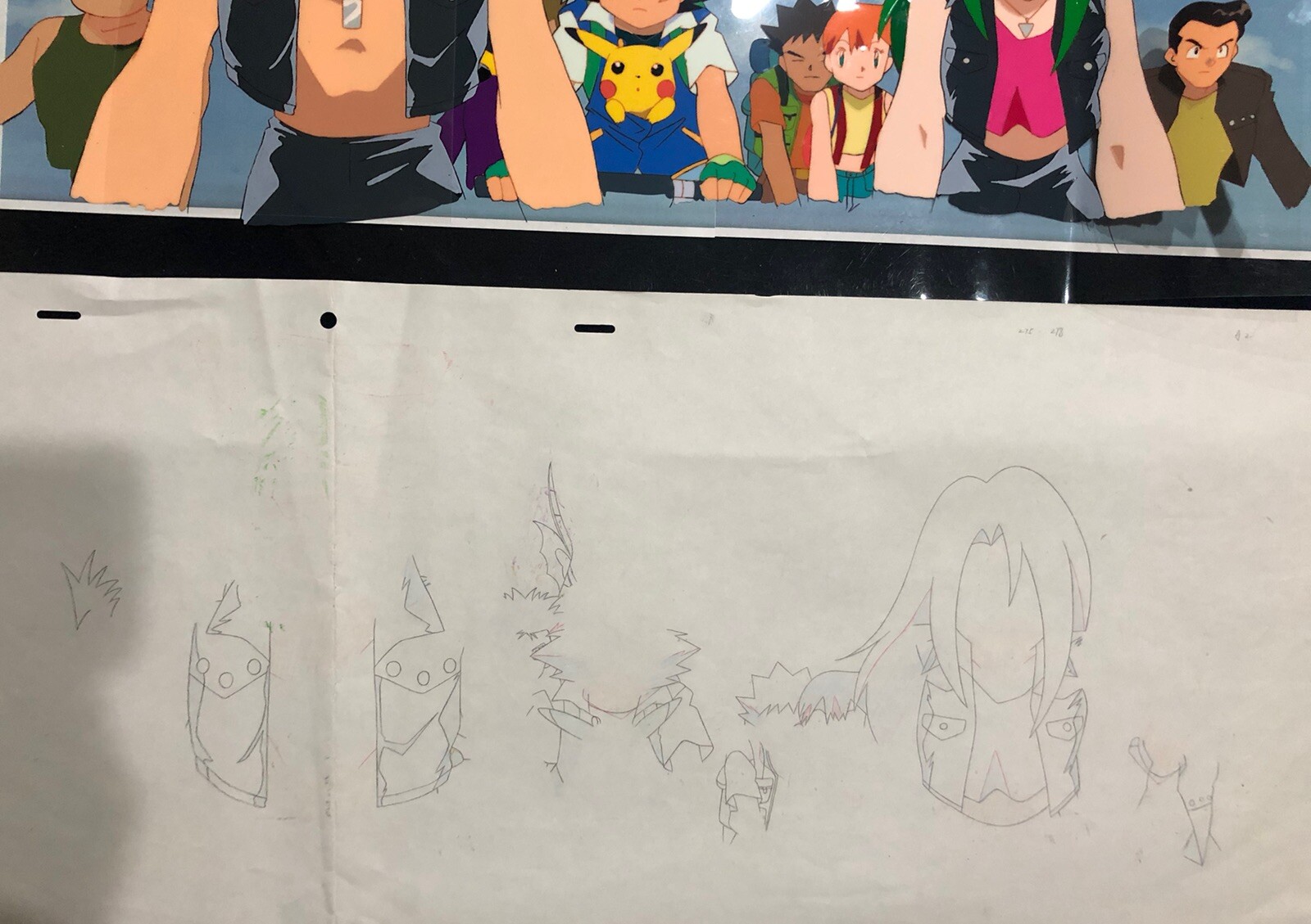 Pokemon Anime Cel - Season 1 - Episode 36 Huge Pan Cel And Douga | eBay