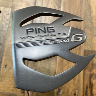 LH Ping Sigma G Wolverine T Left Hand Putter Black Dot w/ Head Cover ...