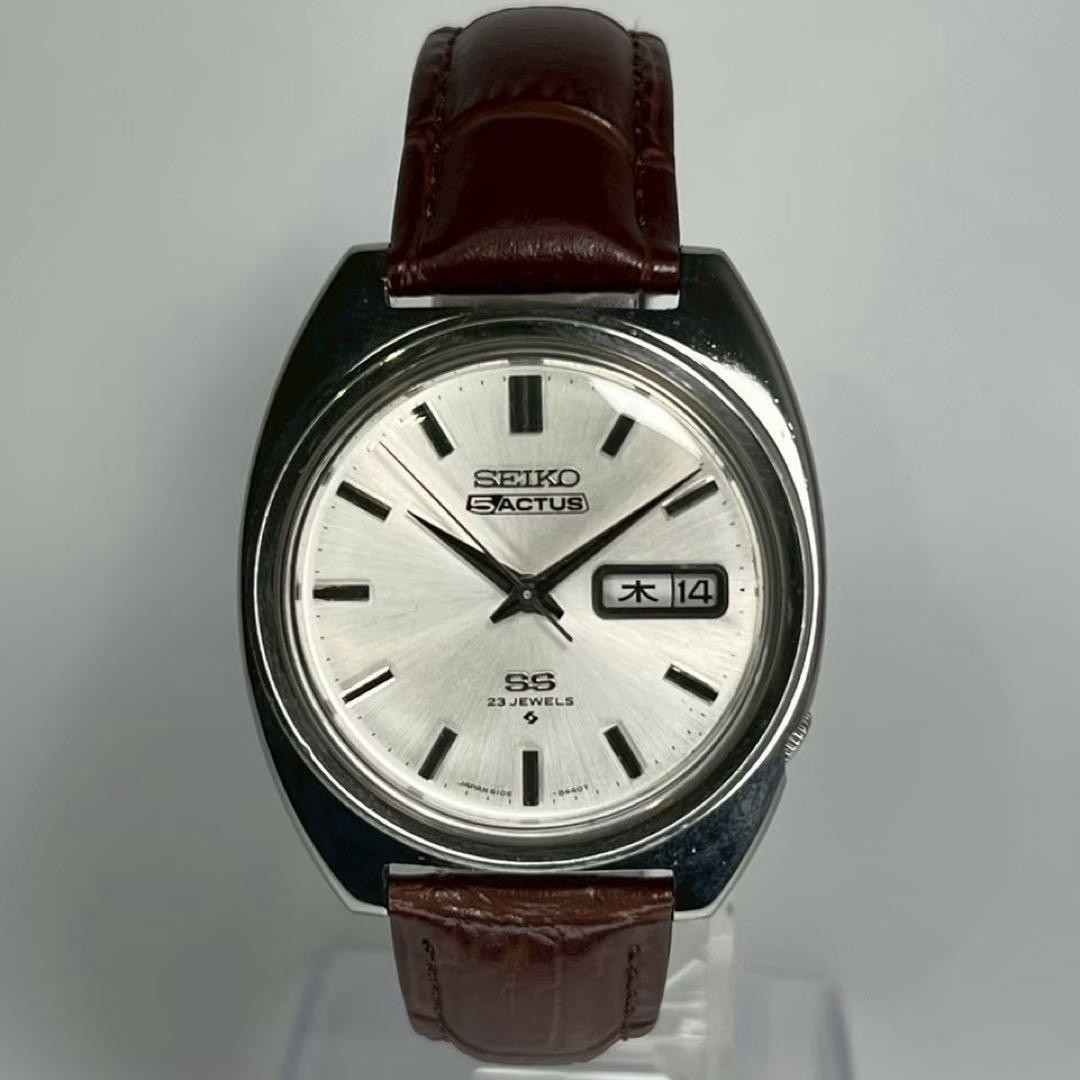 Seiko Five Actus 70s Automatic Watch Men’s Vintage 36… - Gem