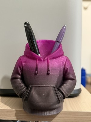 Hoodie Pen Pot Holder | 3D Printed, Stationary Organiser, Desk Decor ...
