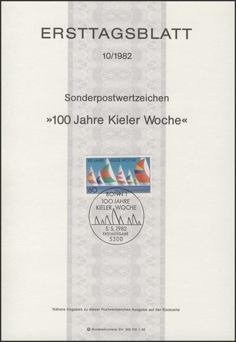ETB 10/1982 Kieler Woche | eBay.de