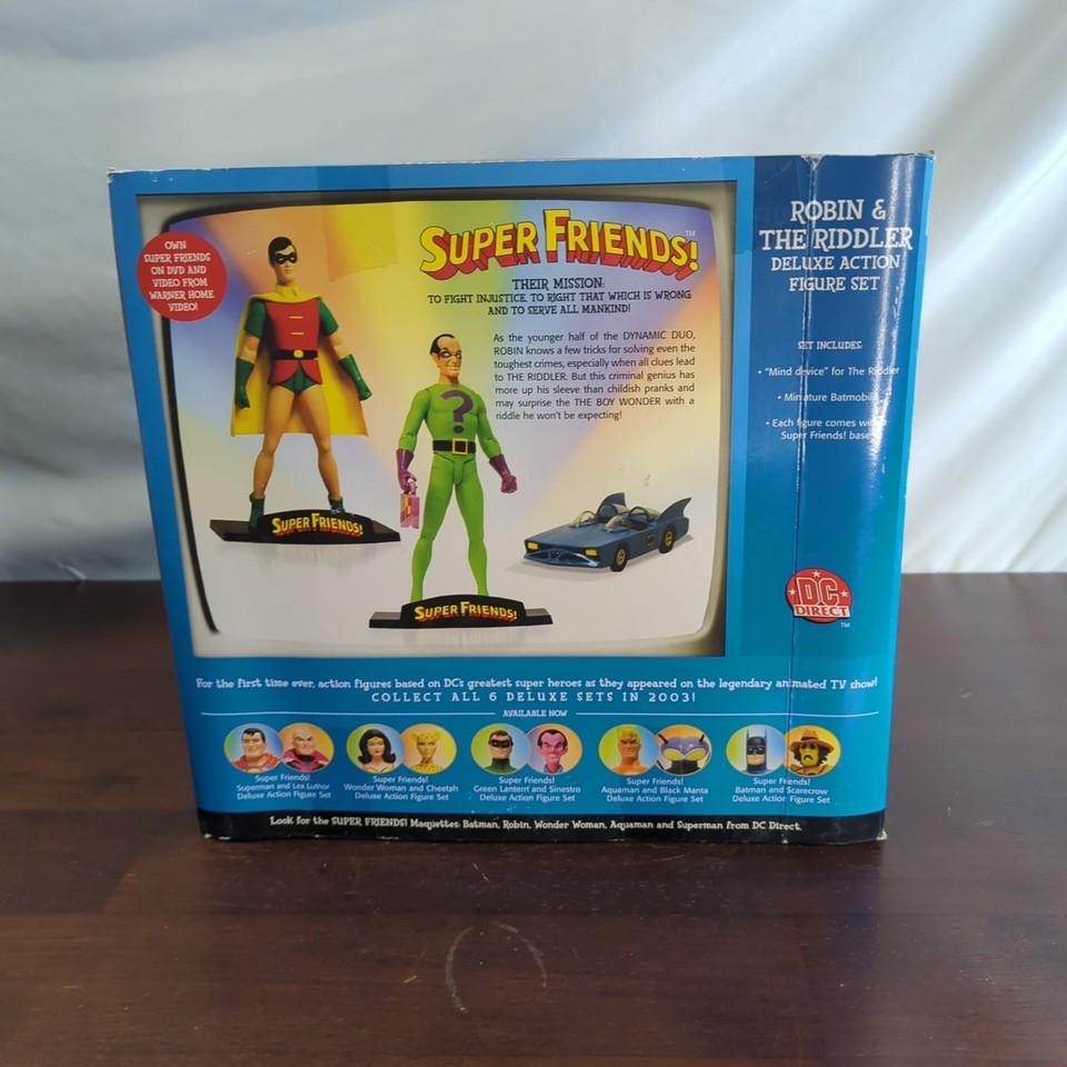 DC Direct Super Friends Robin & Riddler Box Set | eBay
