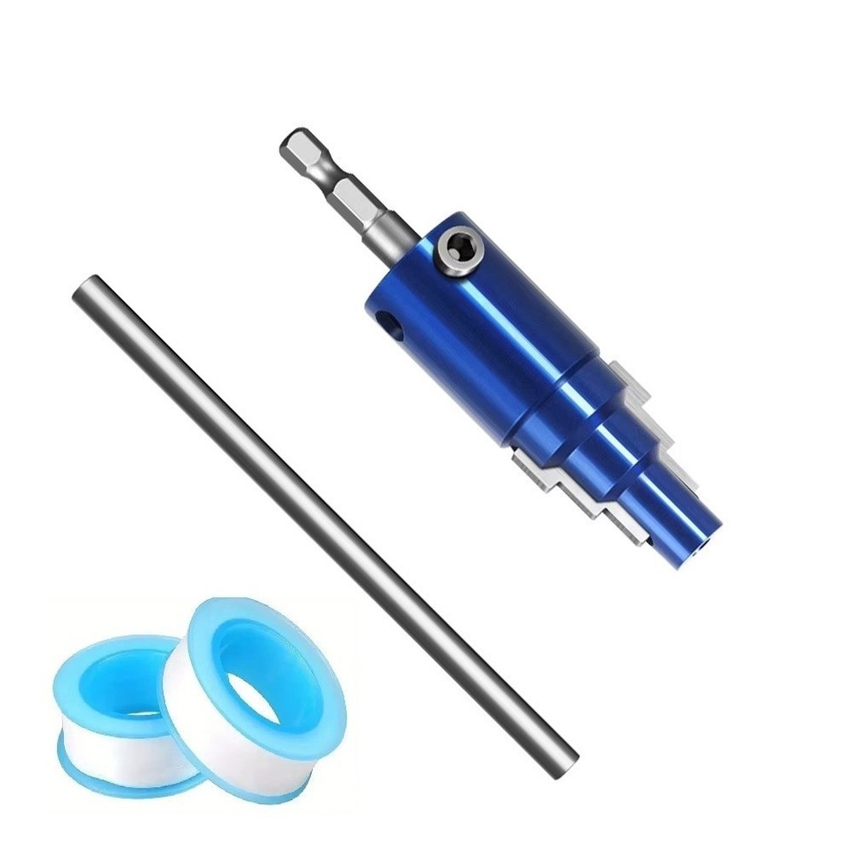 Broken Pipe Extractor with Hex Shank for Water Pipes PVC PEX and Valve ...