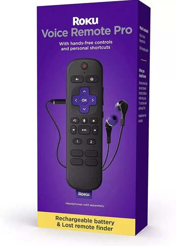Roku Voice Remote Pro | Rechargeable voice remote with TV controls ...