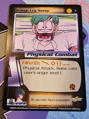 Orange Leg Sweep 2000 Score Unlimited Dragon Ball Z DBZ TCG #4 | eBay