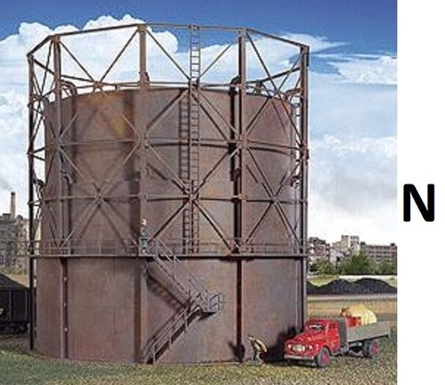 N Scale - Gas Storage Tank -Building Kit- Walthers/Cornerstone 933-3819 ...